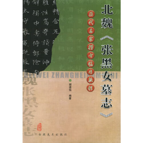 北魏《张黑女墓志》 历代名家楷书临习教程 谢道佑【好书，下单速发】