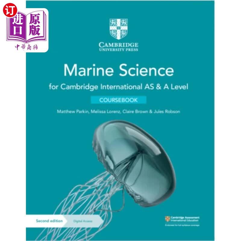 海外直订Cambridge International AS & A Level Marine Scie... 剑桥国际AS & A - Level海洋科学课程(2年)