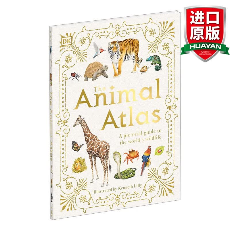The Animal Atlas 英文原版 动物地图 图解指南 DK 英文版 进口英语原版书籍