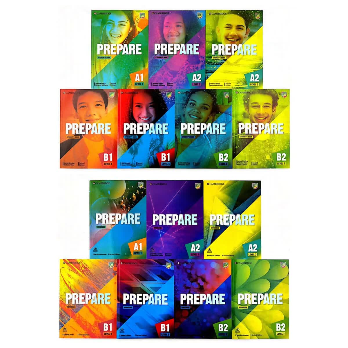 Prepare 14册第二版剑桥练习册音频KET和PET版送大