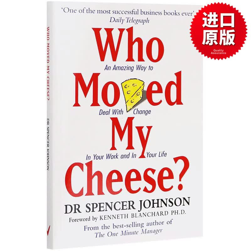 谁动了我的奶酪 英文原版经济管理书籍 Who Moved My Cheese 不变的就是改变 斯宾塞约翰逊著作 全英文无删节版 谁动了我的奶酪