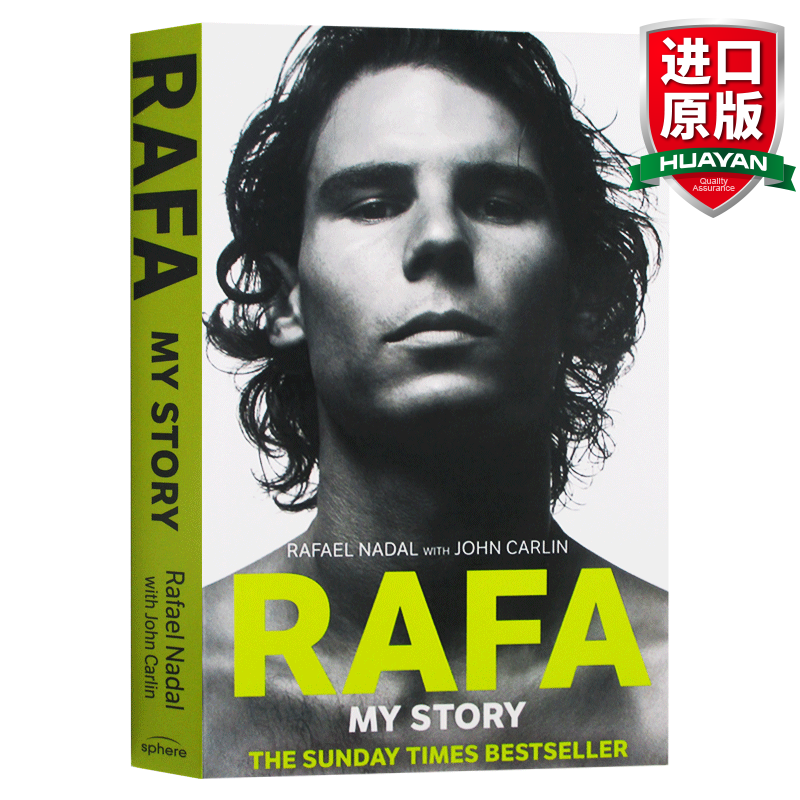 英文原版 拉菲尔纳达尔自传 Rafa: My Story 人物传记
