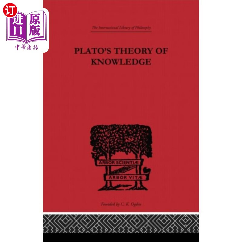 海外直订Plato's Theory of Knowledge 柏拉图的知识论