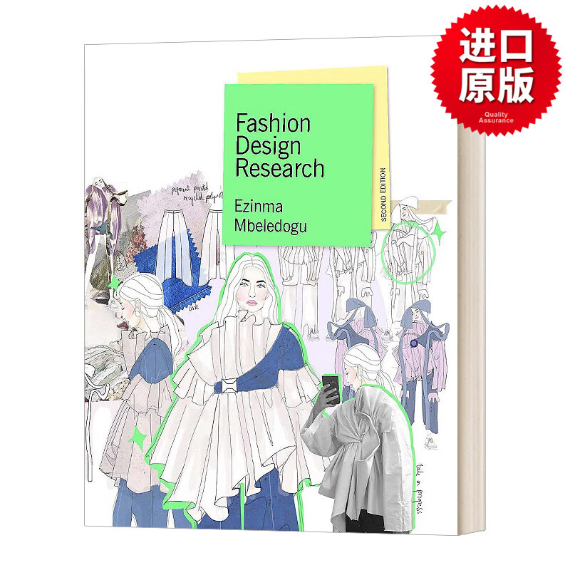 英文原版 Fashion Design Research, Second Edition 时尚设计研究 第二版 英文版 进口英语原版书籍