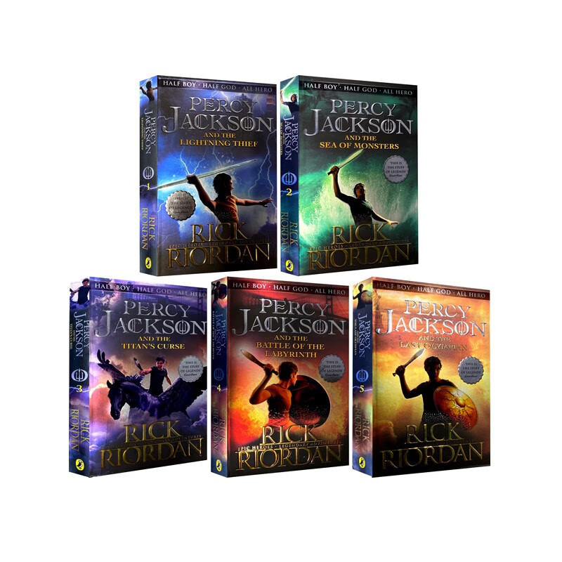 Percy Jackson 波西杰克逊 The Lightning Thief 希腊神话冒险 Rick Riorda 英文原版小说 第1季 Percy Jackson