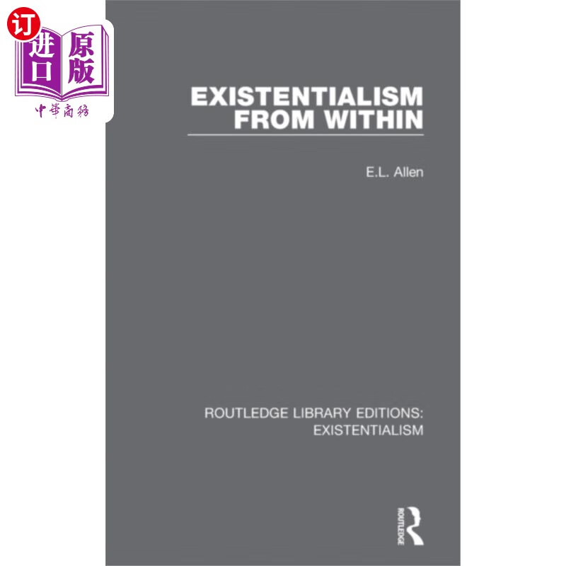 海外直订Existentialism from Within 内在的存在主义