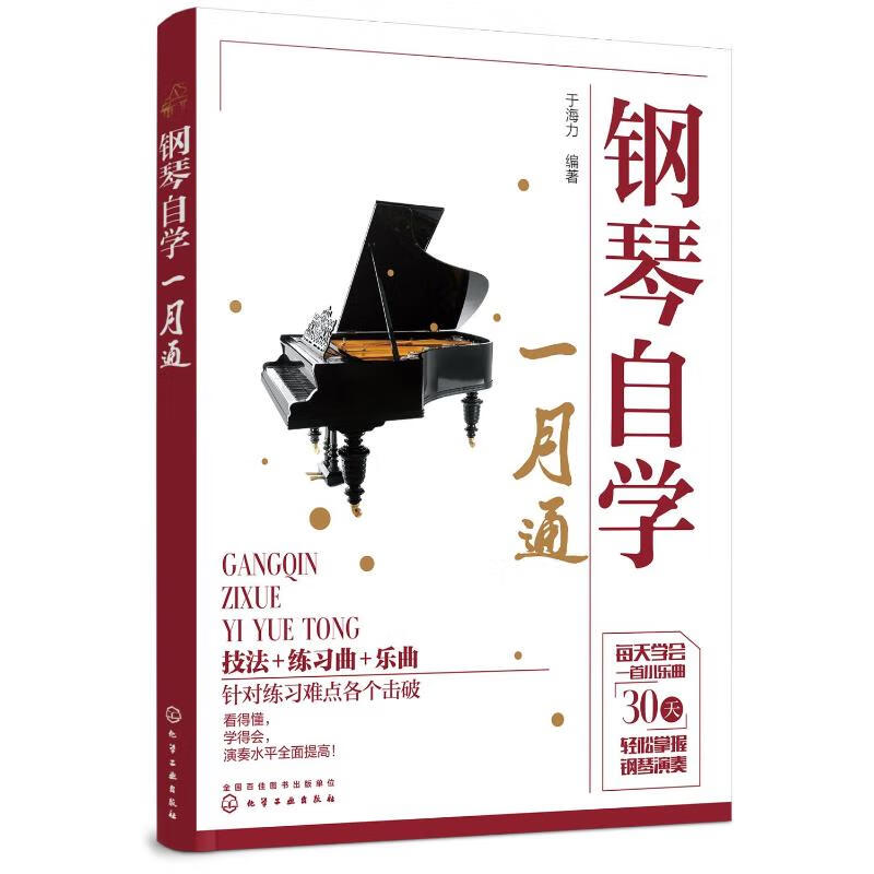 钢琴自学一月通 于海力  编  书籍