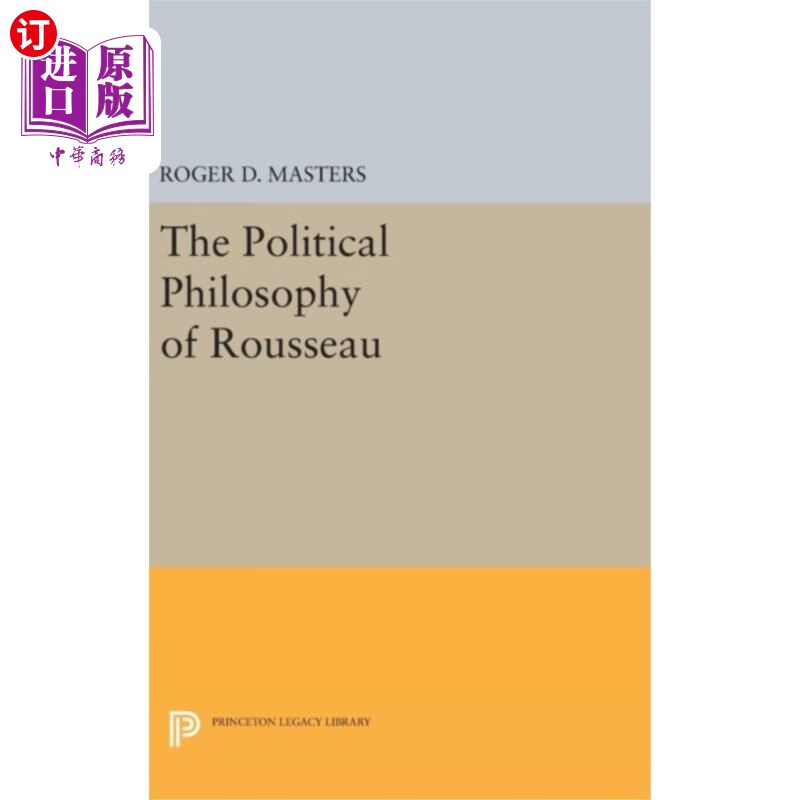海外直订Political Philosophy of Rousseau 卢梭的政治哲学