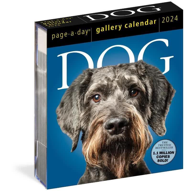 DOG PAGE-A-DAY GALLERY CALENDAR 2024 图书