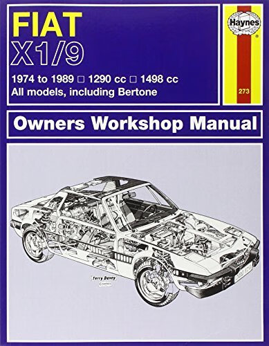 Fiat X1/9 (74 - 89) Haynes Repair Manual