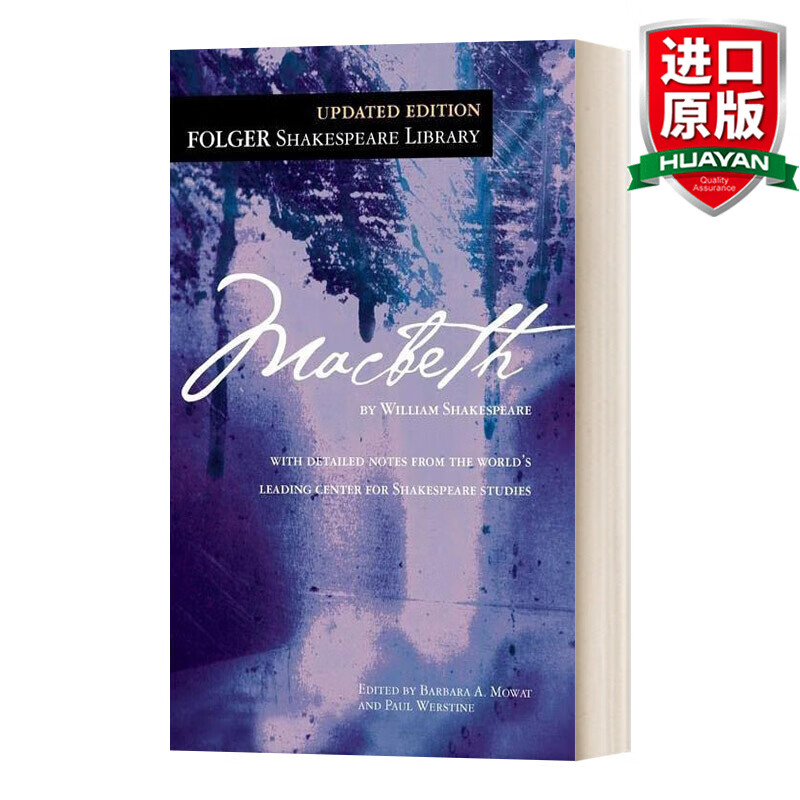 Macbeth Folger Shakespeare Library 英文原版 麦克白·福尔杰·莎士比亚图书馆系列 英文版 进口英语原版书籍