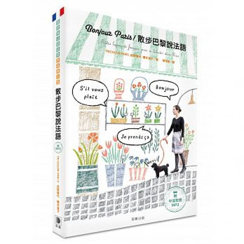 台版 BonjourParis散步巴黎说法语 旅游资讯单字训练情景教学文法会话技巧