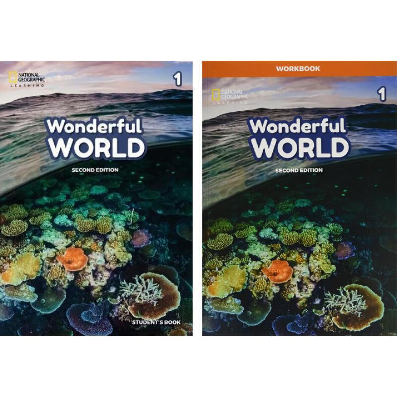 现货 Wonderful World 1 学生用书+练习册（9781473760431+978...