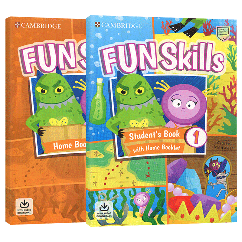 英文原版 Fun Skills Level 1 for Pre A1 Starters 英文版