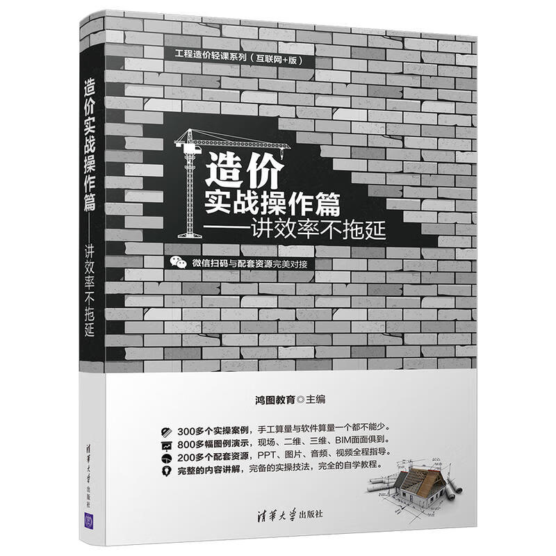 造价实战操作篇讲效率不拖延 建筑工程造价入门书籍BIM钢筋算量软件土建算量软件基础知识预算员入门书籍造价员教材书 价员教材书