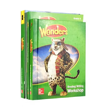 2017版 美国加州四年级教材 套装（4本） Reading Wonders Grade 4