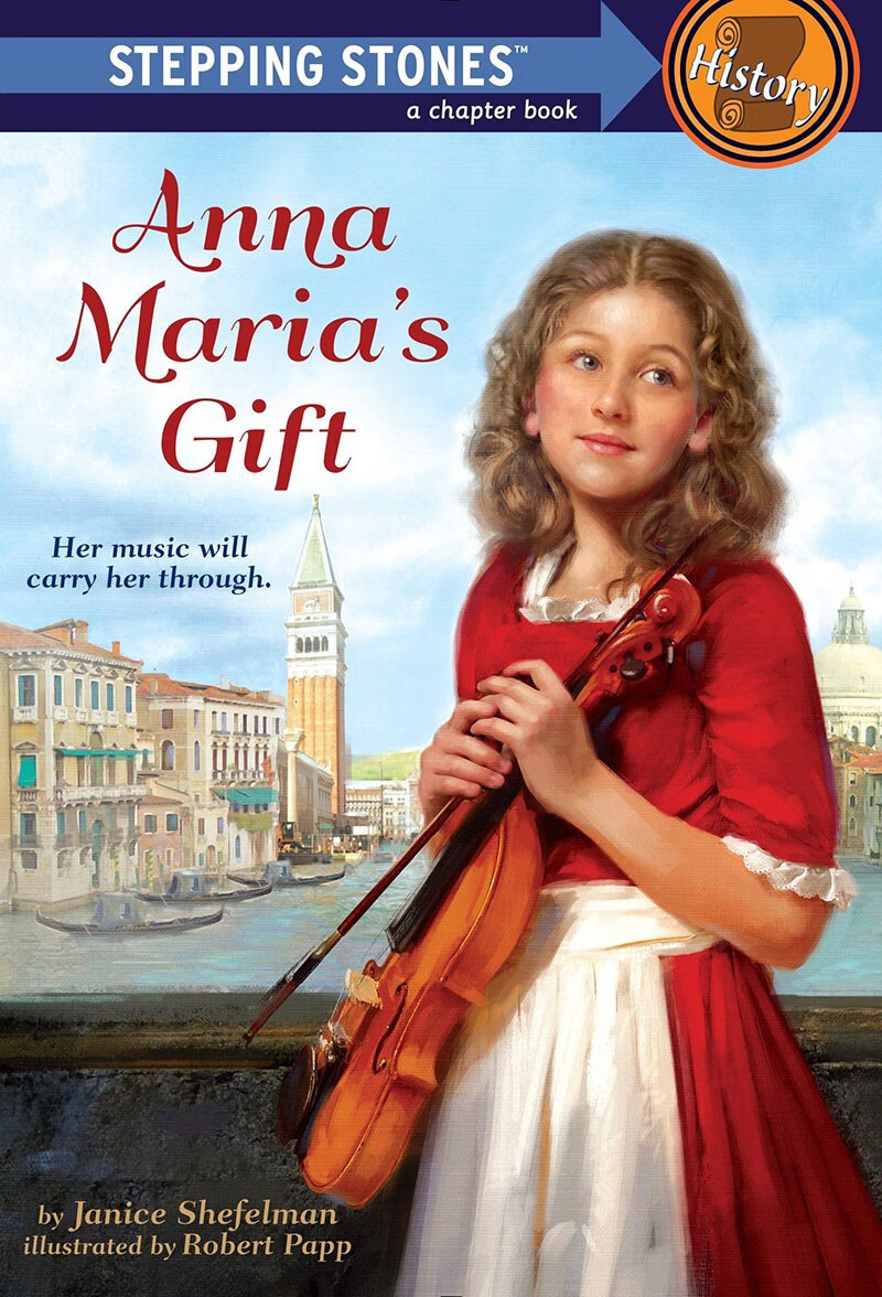 安娜玛丽亚的礼物 英文原版 Anna Maria's Gift 企鹅桥梁章节书系列