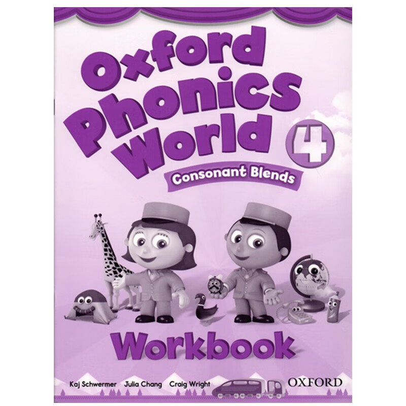 英文原版 Oxford Phonics World: Level 4 牛津自然拼读教材 学生练习册