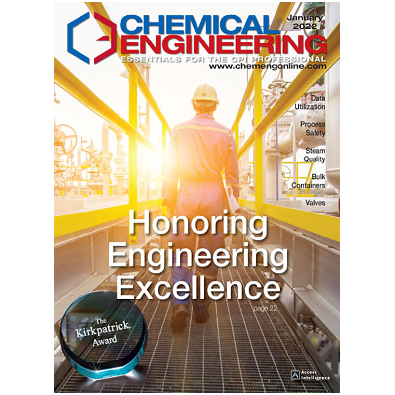 Chemical Engineering 2022年2/3月 美国化学工程杂志 2022年1月刊