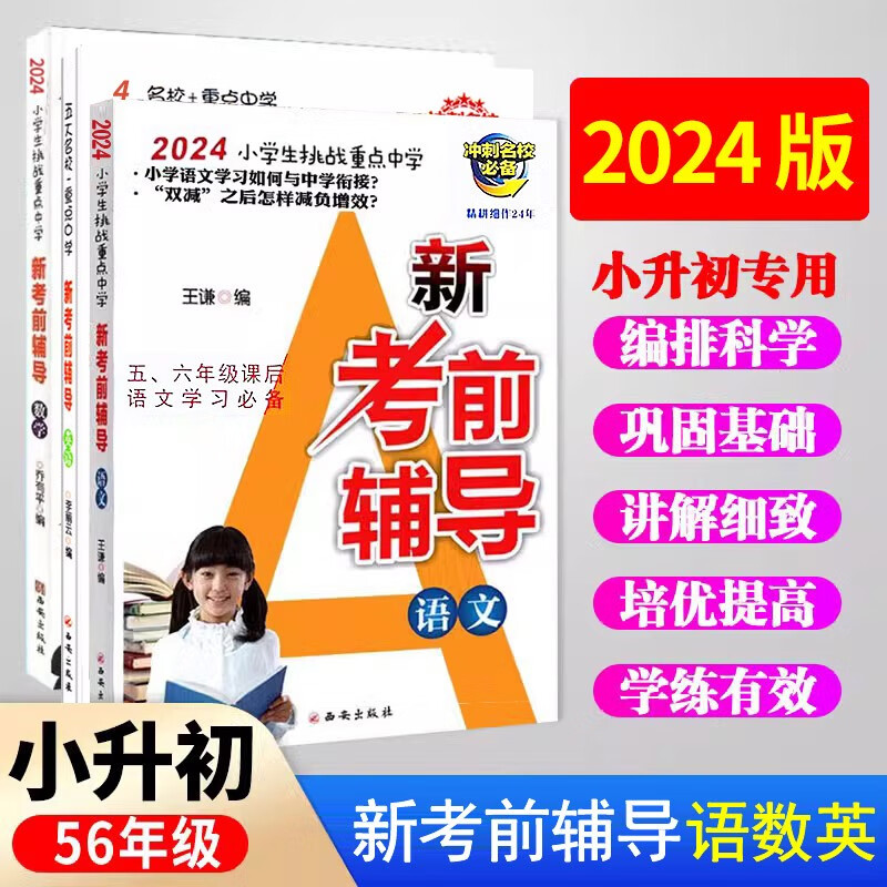 2024新版小升初考前辅导语文数学英语3本乔有平李丽云冲刺名校专项训练知识点总结押题复习 小学语文知识点大集结总复习整合集训 数学英语知识点手册 3/本 语文+数学+英语