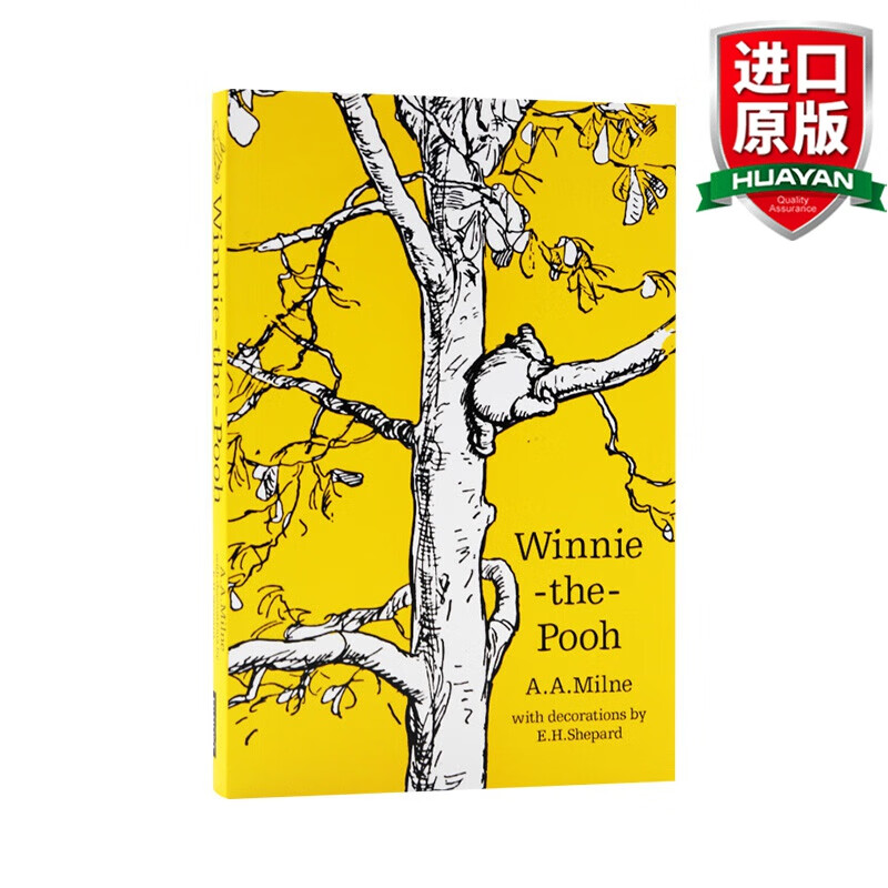 英文原版 小熊维尼 Winnie the Pooh A A Mline 卡通动画人物 儿童启蒙读物 全英文版
