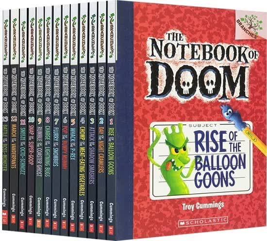 现货The Notebook of Doom 毁灭笔记 英文原版 13册 学乐大树系列 第一季1-13本