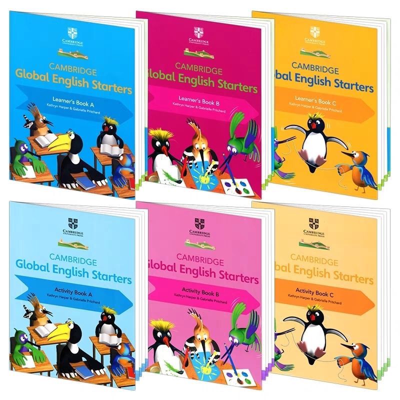 彩印 剑桥国际 Cambridge Global English starters C级别课本+练习册