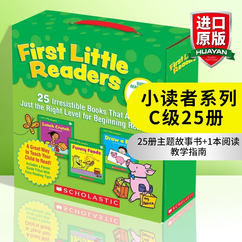英文原版 小读者系列C级家长指导性阅读 First Little Readers 学乐分级阅读 全英文版
