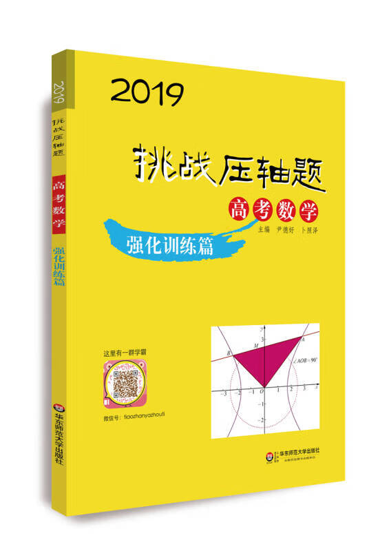 2019挑战压轴题 高考数学 强化训练篇【好书】
