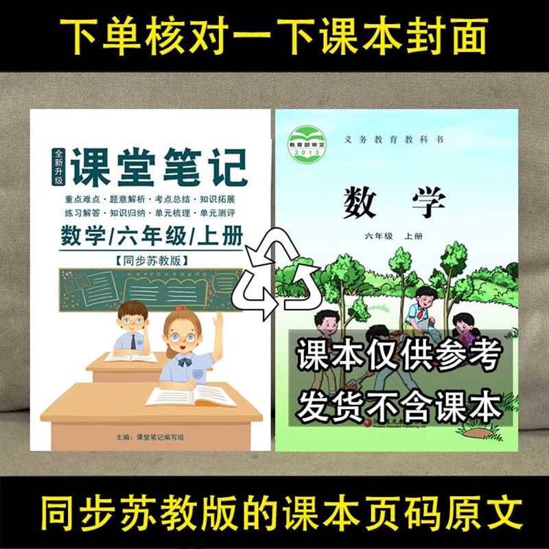 送视频苏教版六年级上册数学课堂笔记同步课本练习教2023升江材6 六年级上册数学【苏教版】 小学六年级