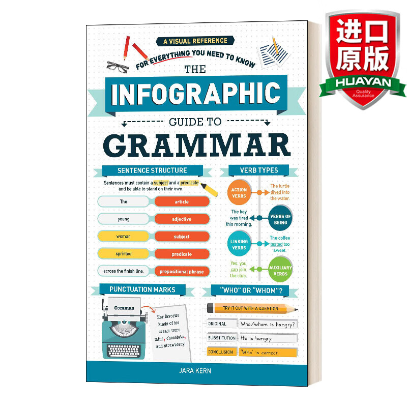 The Infographic Guide to Grammar 英文原版 语法信息图表指南 图解语法 英文版 进口英语原版书籍