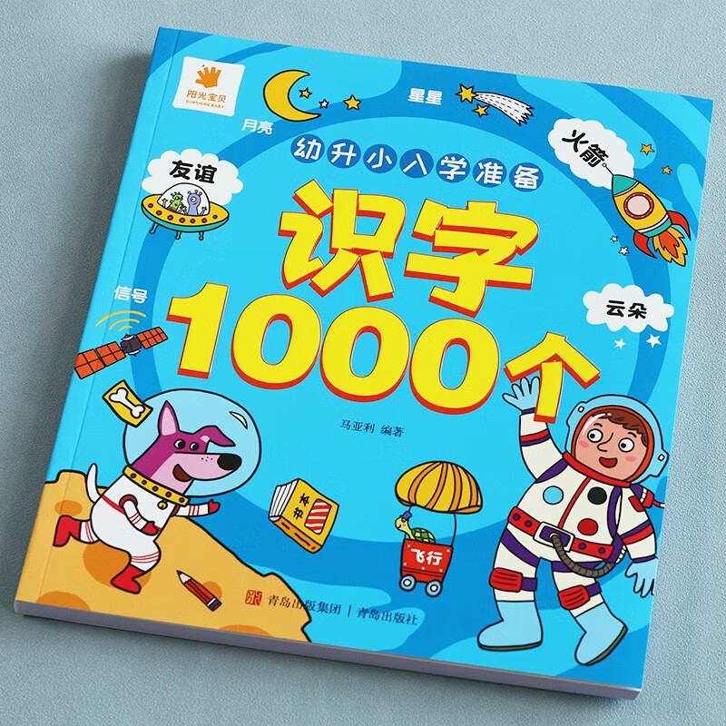 识字1000个幼升小入学准备 幼小衔接看图识字认字图书 3-456岁幼儿园小班中班大班学前宝宝儿童启蒙学习阅读 一年级小孩子早教书籍阳光宝贝 识字1000个
