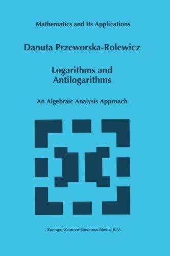 Logarithms and Antilogarithms