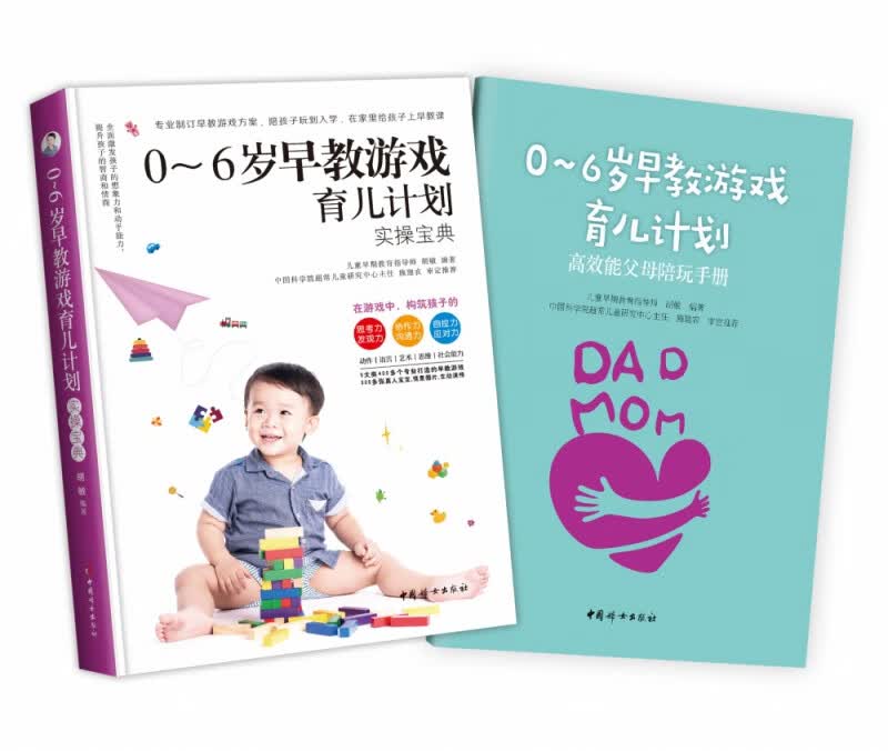 0-6岁早教游戏育儿计划(共2册)