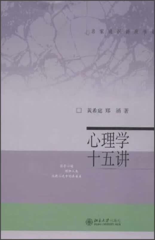 心理学十五讲【好书】