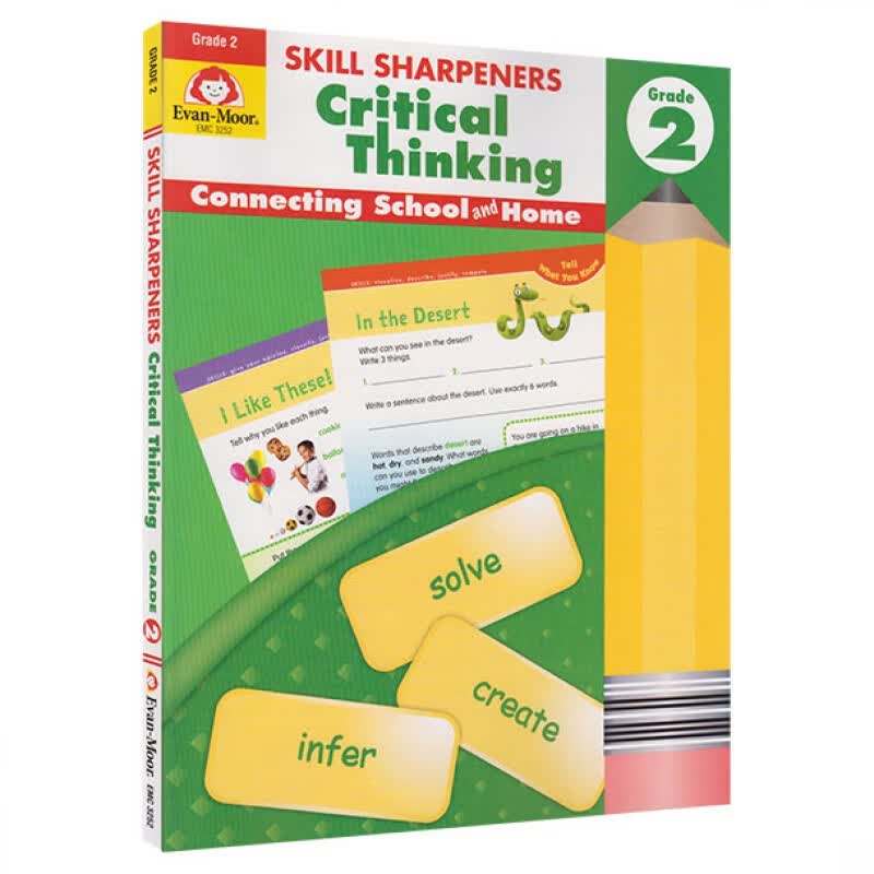 Skill Sharpeners Critical Thinking Grade 2 2年级 加州教材 批判性思维
