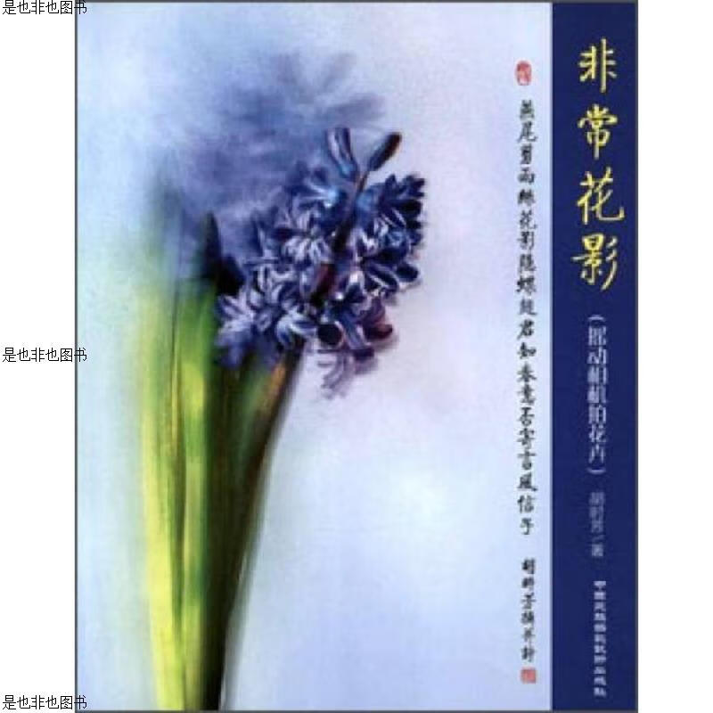 非常花影(摇动相机拍花卉)(作者胡时芳签赠)
