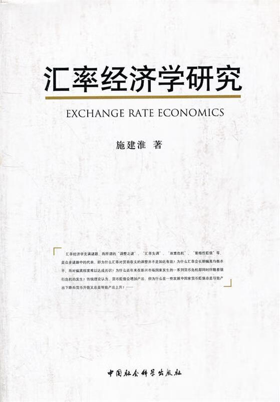 汇率经济学研究