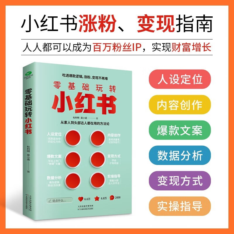 抖1音、快1手运营推广从入门到精通：运营变现全攻略+短视频营销 零基础玩转小红书 短视频 广告吸粉涨1粉带货爆款打造 微商电商开店推广直播营销一本通 零基础玩转小红书