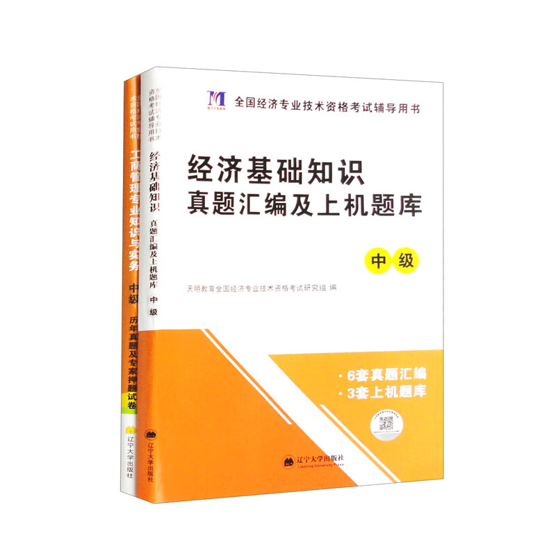 书 中级经济师2023工商管理专业历年真题及专家押题试卷（2册套装）：工商管理知识与实务+经济基础知识 其他资格考试用书 济基础知识