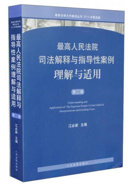 新法律文件解读丛书：人民法院司法解释与指导性案例理解与适用（第二卷 2013年精选版）