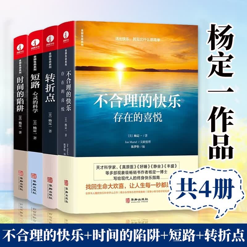 杨定一全部生命系列全20册【可选套装】真原医+丰盛+静坐+好睡+头脑的东西+神圣的你+全部的你等 身心疗愈 4册 不合理的快乐+时间的陷阱+短路+转折点