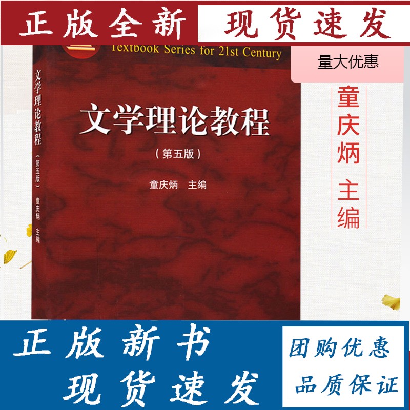 文学理论教程童庆炳第五版5版 汉语言专业基础课 考研 面向21世纪课程 高等教育出版