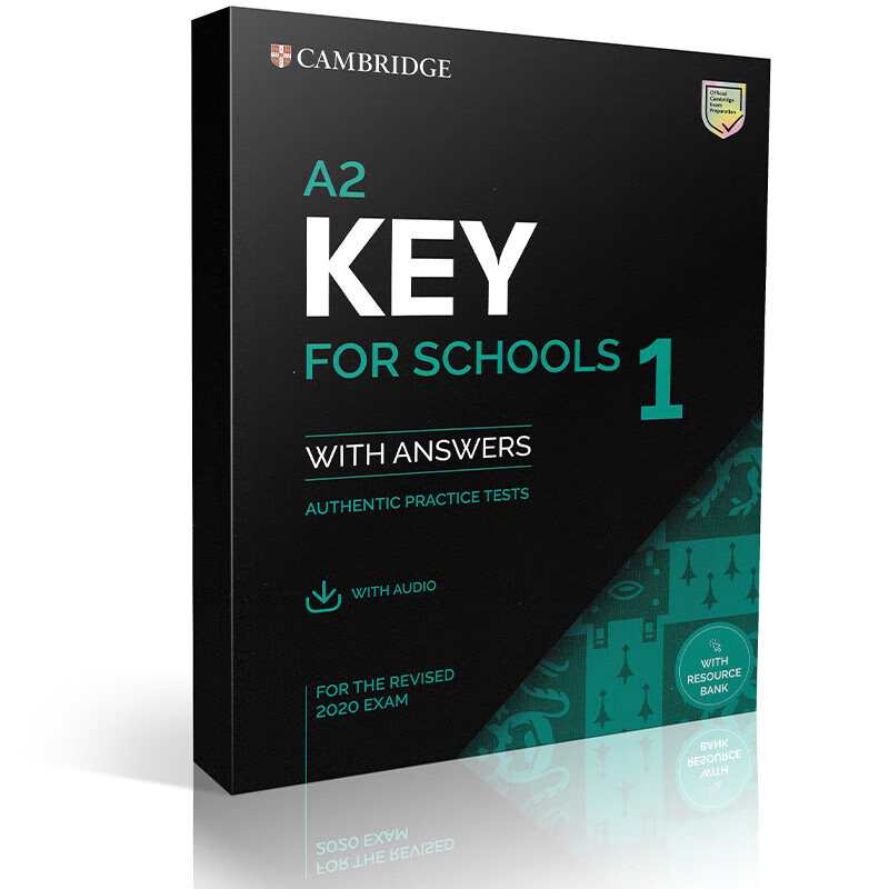 现货 英文原版 2020年剑桥KET考试真题 校园版 A2 Key for Schools 1 fo