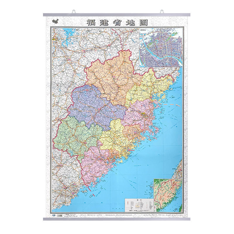 2022省挂图贴图双面覆膜防水加厚政区交通商务会议室 【挂图】款