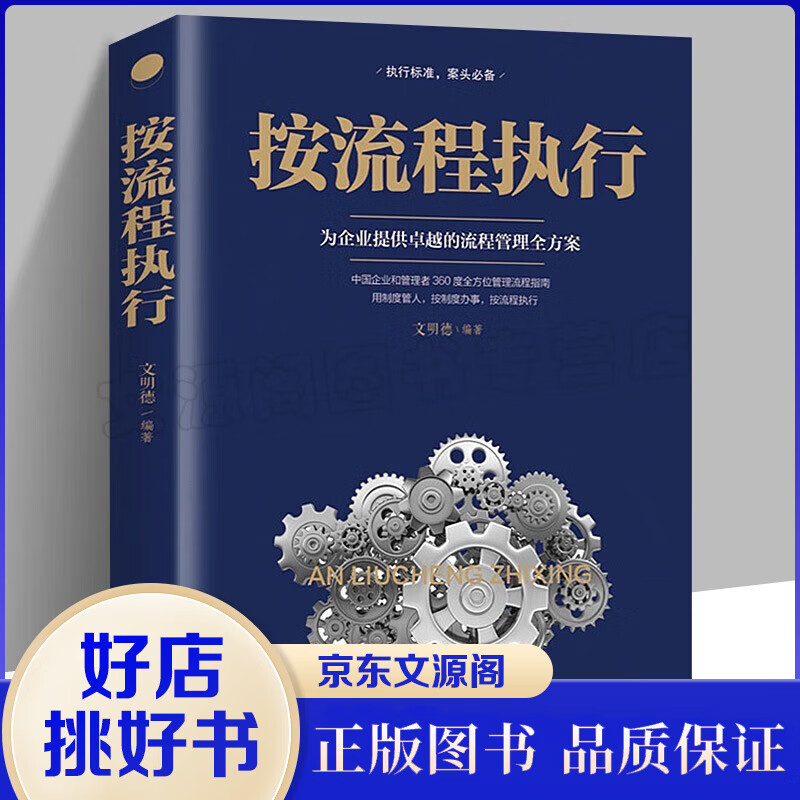 按流程执行 企业经营管理学书籍公司管理类书籍经管励志管理类的书商业书籍
