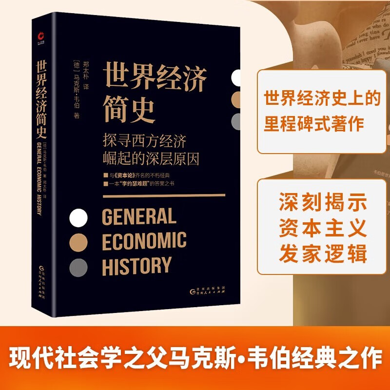 世界经济简史 与马克思《资本论》齐名之作 数千年欧洲经济变迁史的宏观演绎 资本主义诞生与崛起的全局性思考