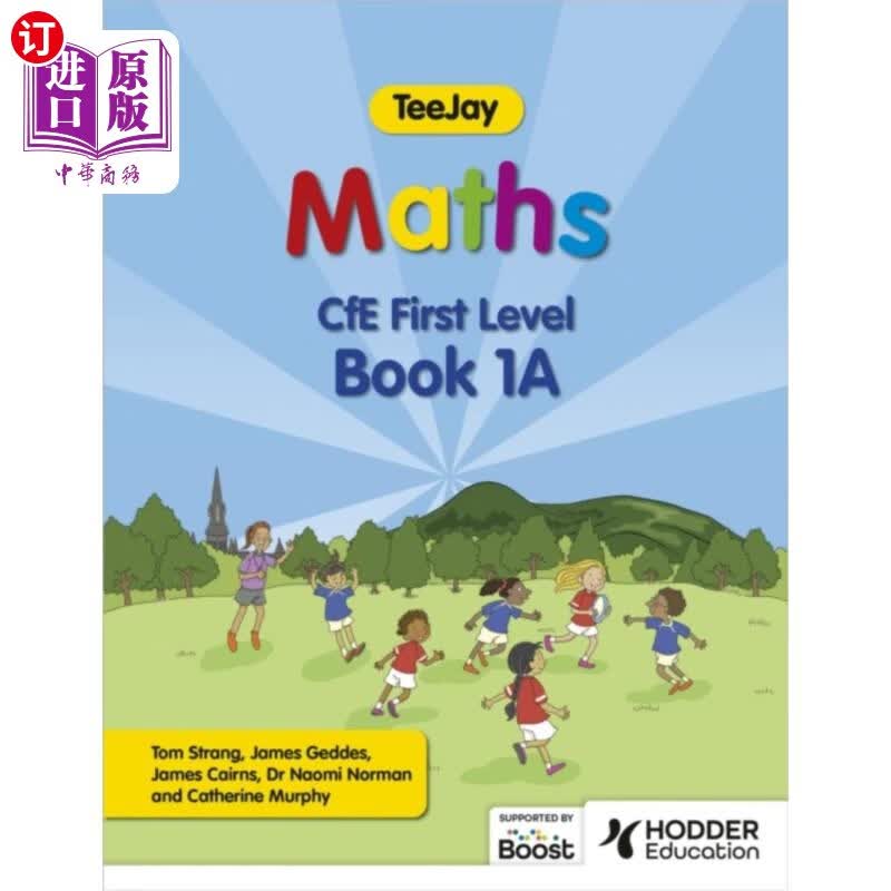 海外直订TeeJay Maths CfE First Level Book 1A Second Edit... TeeJay数学CfE第一级教材1A第二版