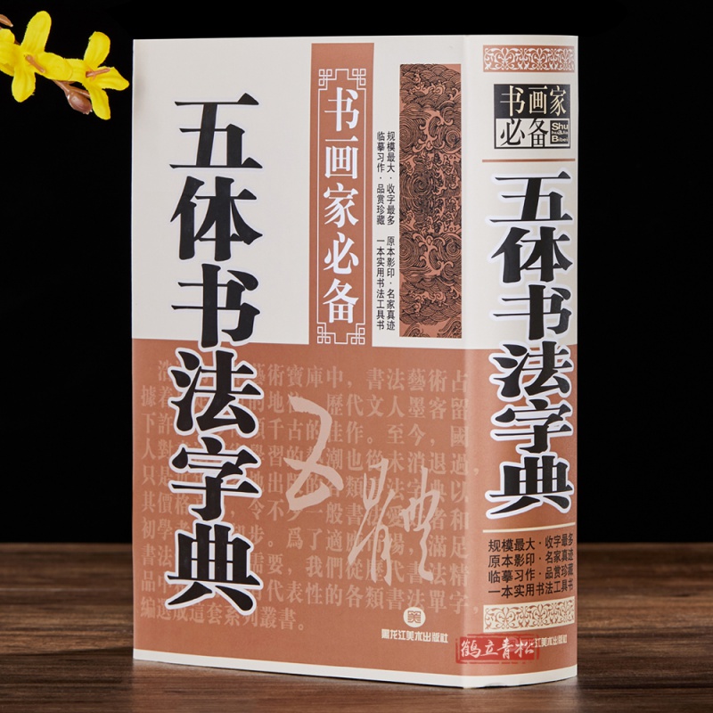 【现货速发】五体书法字典 书画家备 楷书行书草书隶书篆书五体毛笔书法常用字字典字海工具书临摹鉴赏