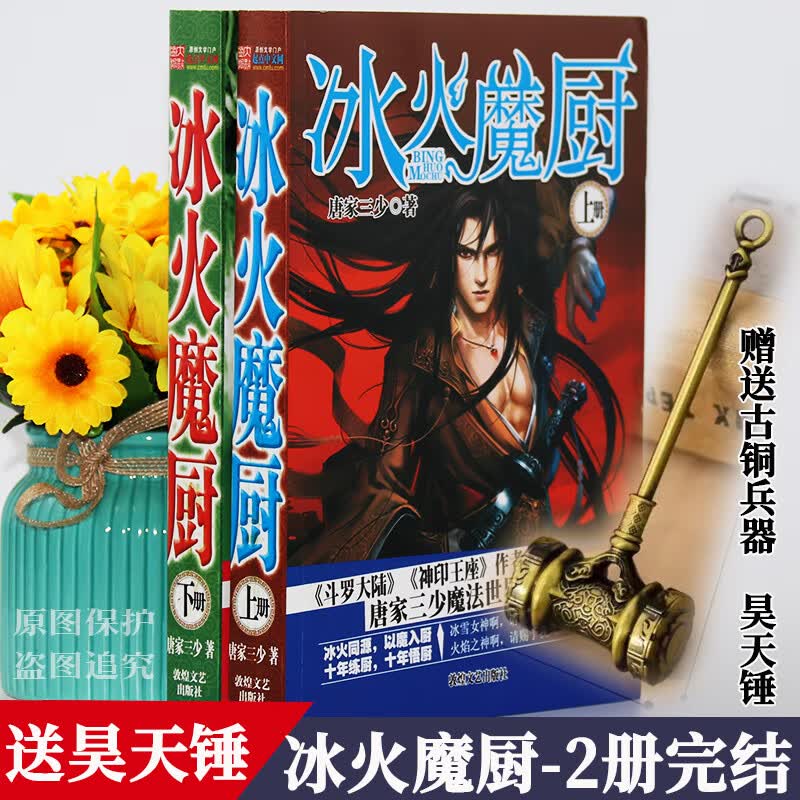 冰火魔厨全集全套2本大厚本原著文字版全册足本合订本完整版完结版无删减大结局大本畅销辰东著网游